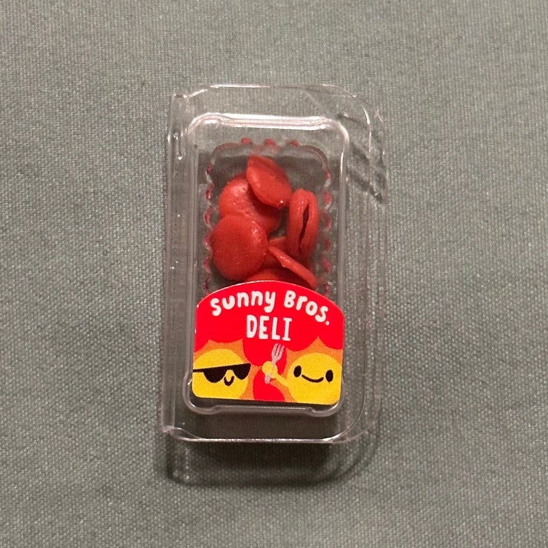 Pepperoni Miniverse Make It Mini Miniature Ingredient - Etsy