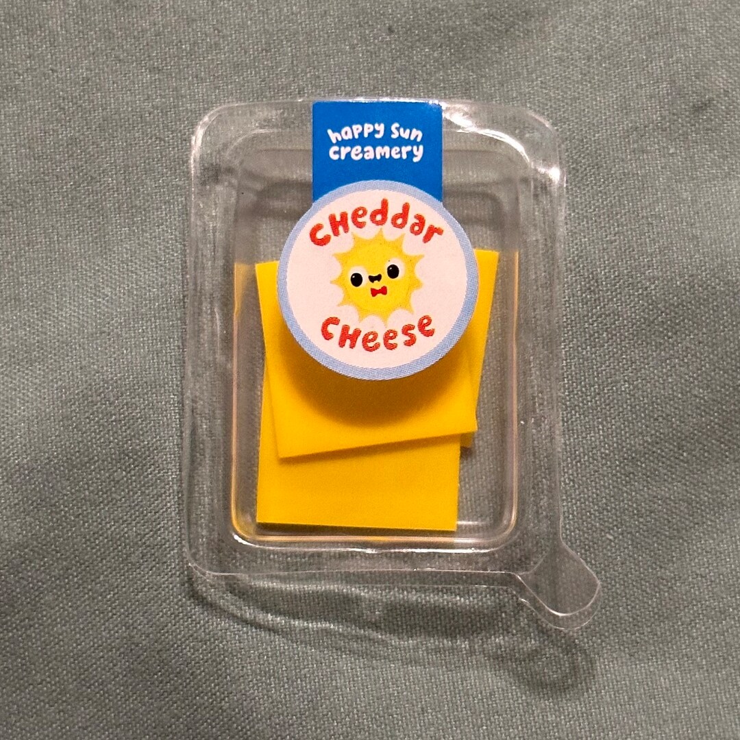 Cheddar Cheese Slices Miniverse Make It Mini Miniature - Etsy