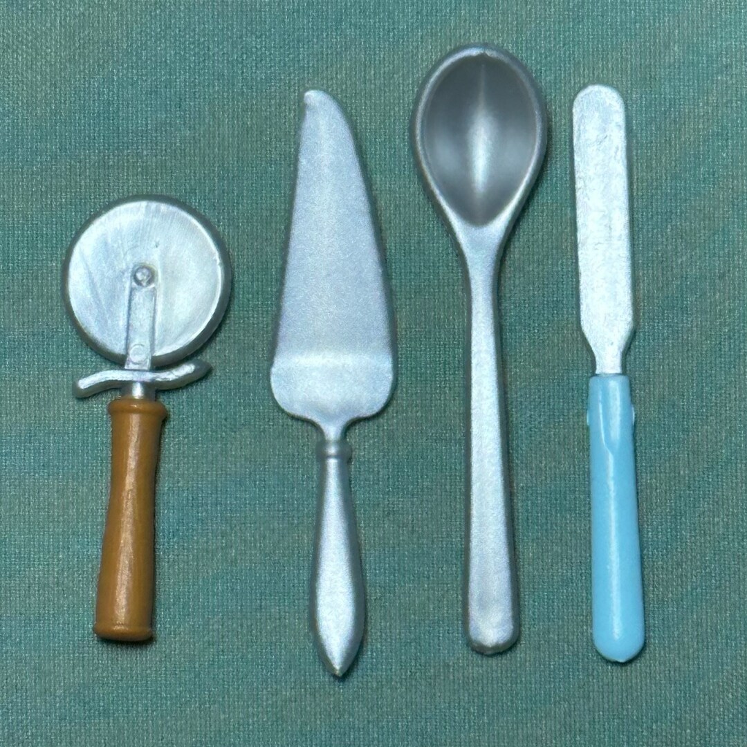 Utensil Set 4 Miniverse Make It Mini Miniature Tableware - Etsy
