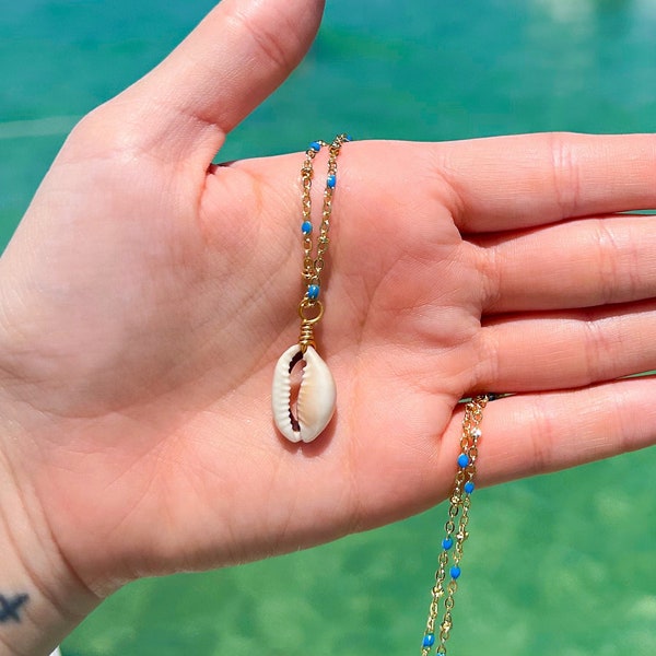Cowrie Shell Necklace - Etsy