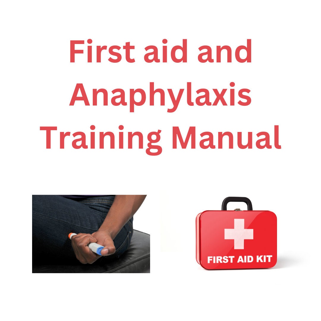 First Aid and Anaphylaxis Training Manual - Etsy