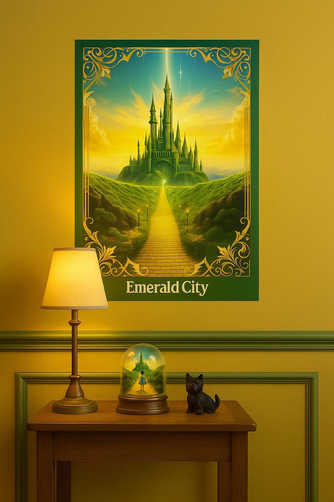Removable Wall Decal- Emerald City- Wonderful Wizard of Oz- Oz Themed ...