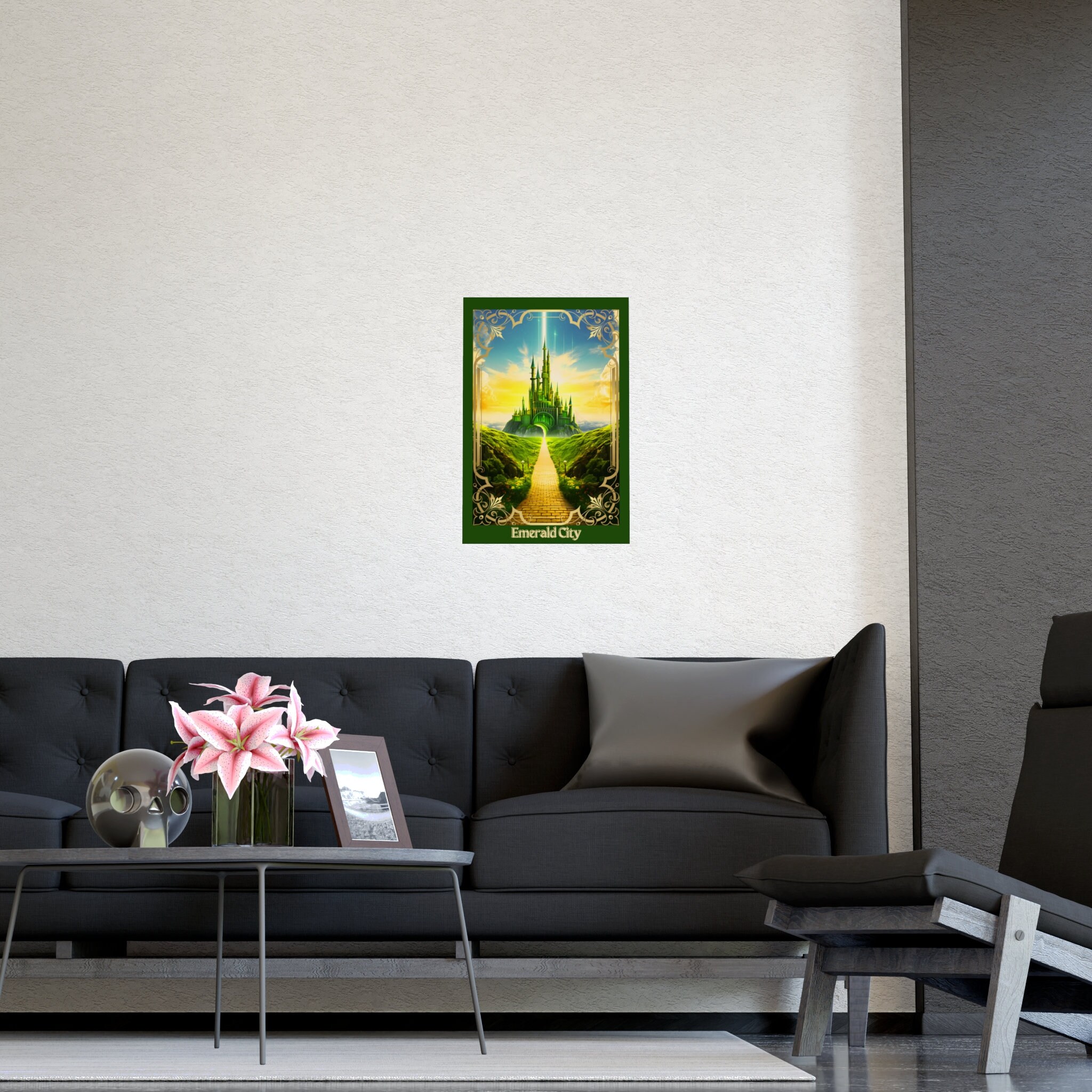Wall Poster- Emerald City- Wonderful Wizard of Oz- Fantasy Matte Poster ...