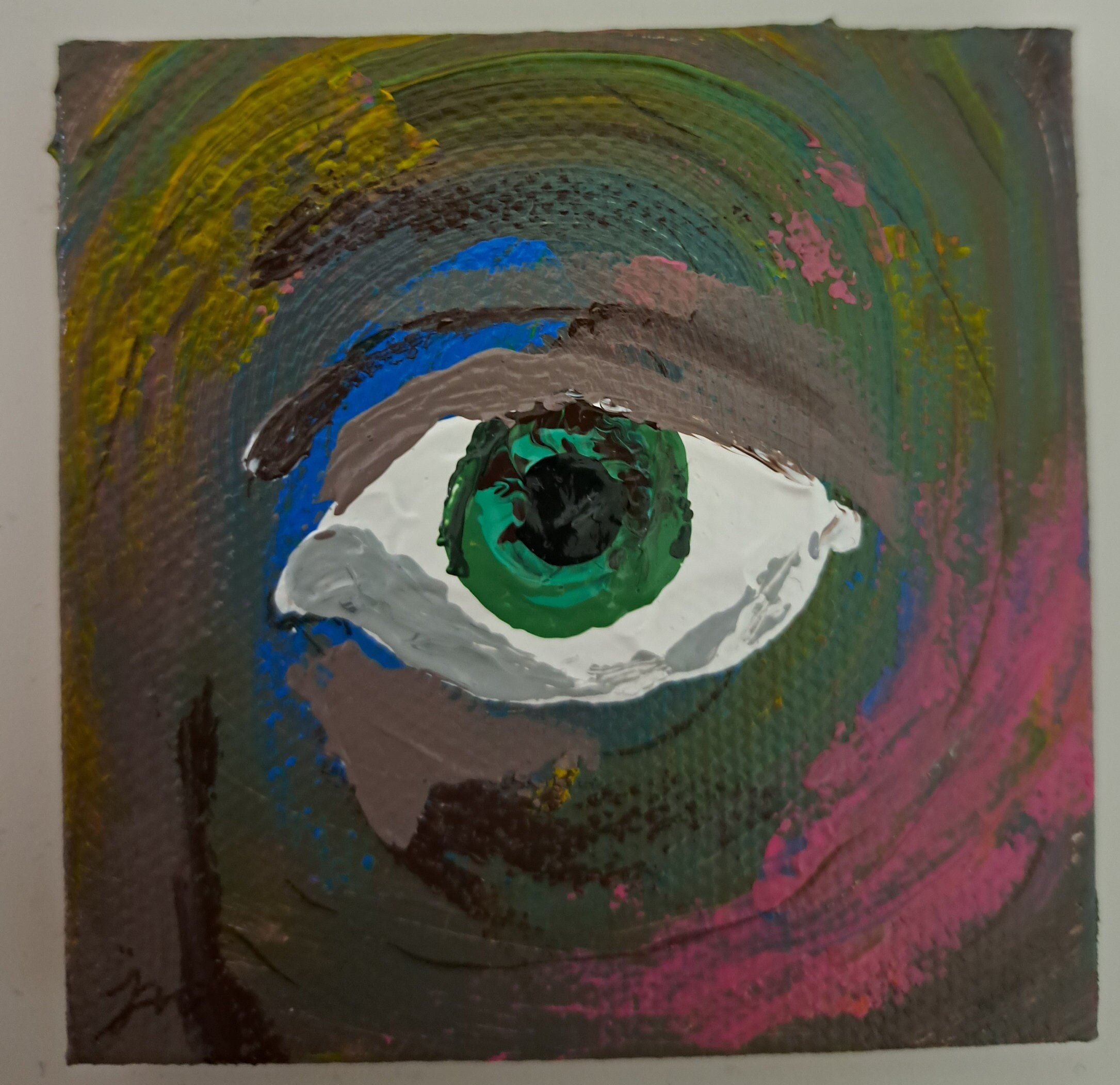 Eye Acrylic Painting