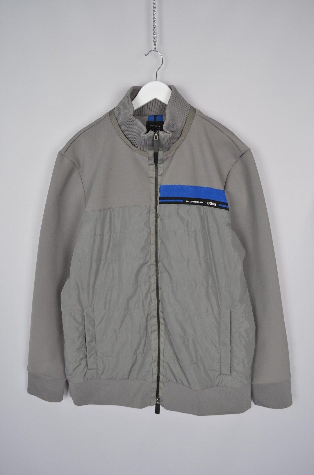 Hugo Boss Porsche Skiles Waterproof Grey Jacket Size XXXL 3XL BIG P2P ...