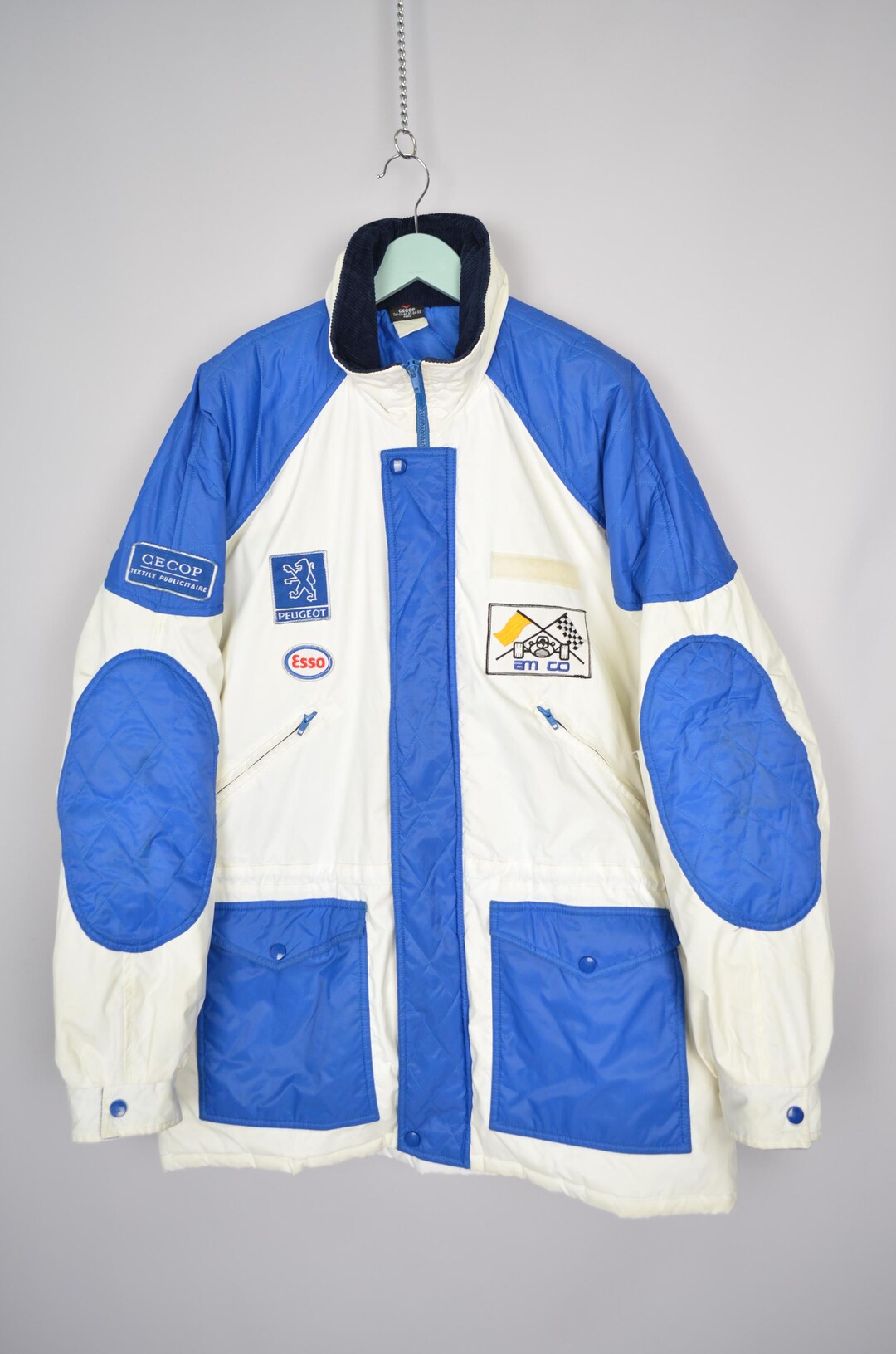 Peugeot Sport Racing Esso Am Co Cecop Jacket Size XL Vintage Retro 90s ...