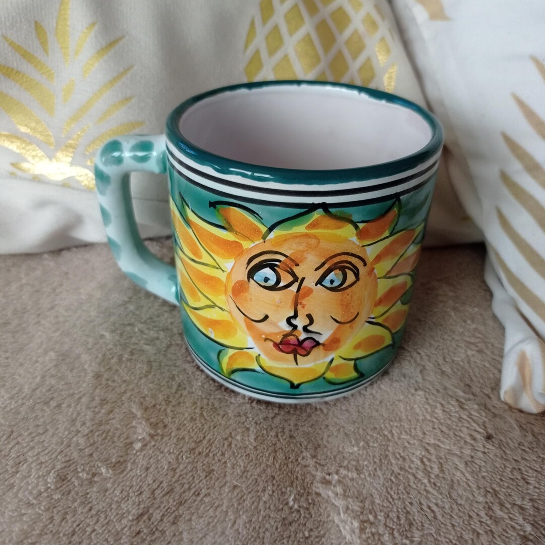 Stylized Sun Mug Cup - Etsy