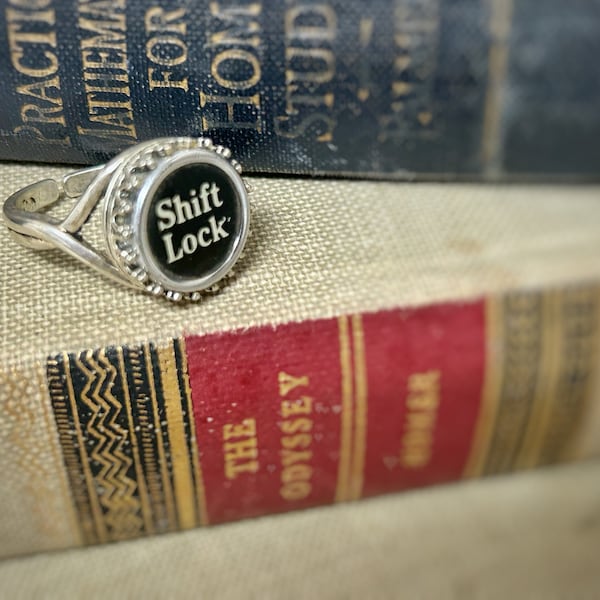 Typewriter Key Ring - Etsy