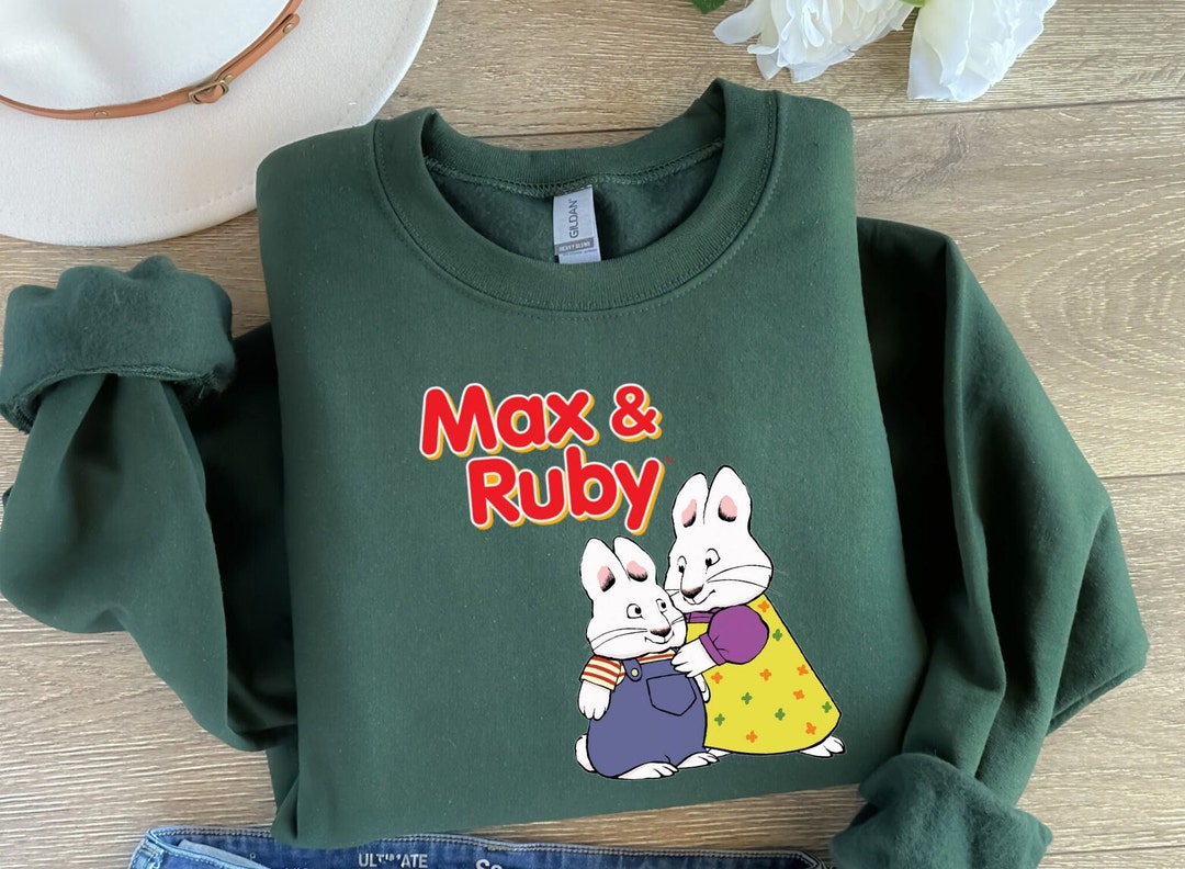 Mx and Ruby Cartoon Graphic Sweatshirt, Crewneck Sweatshirt, Gift, 2002 ...