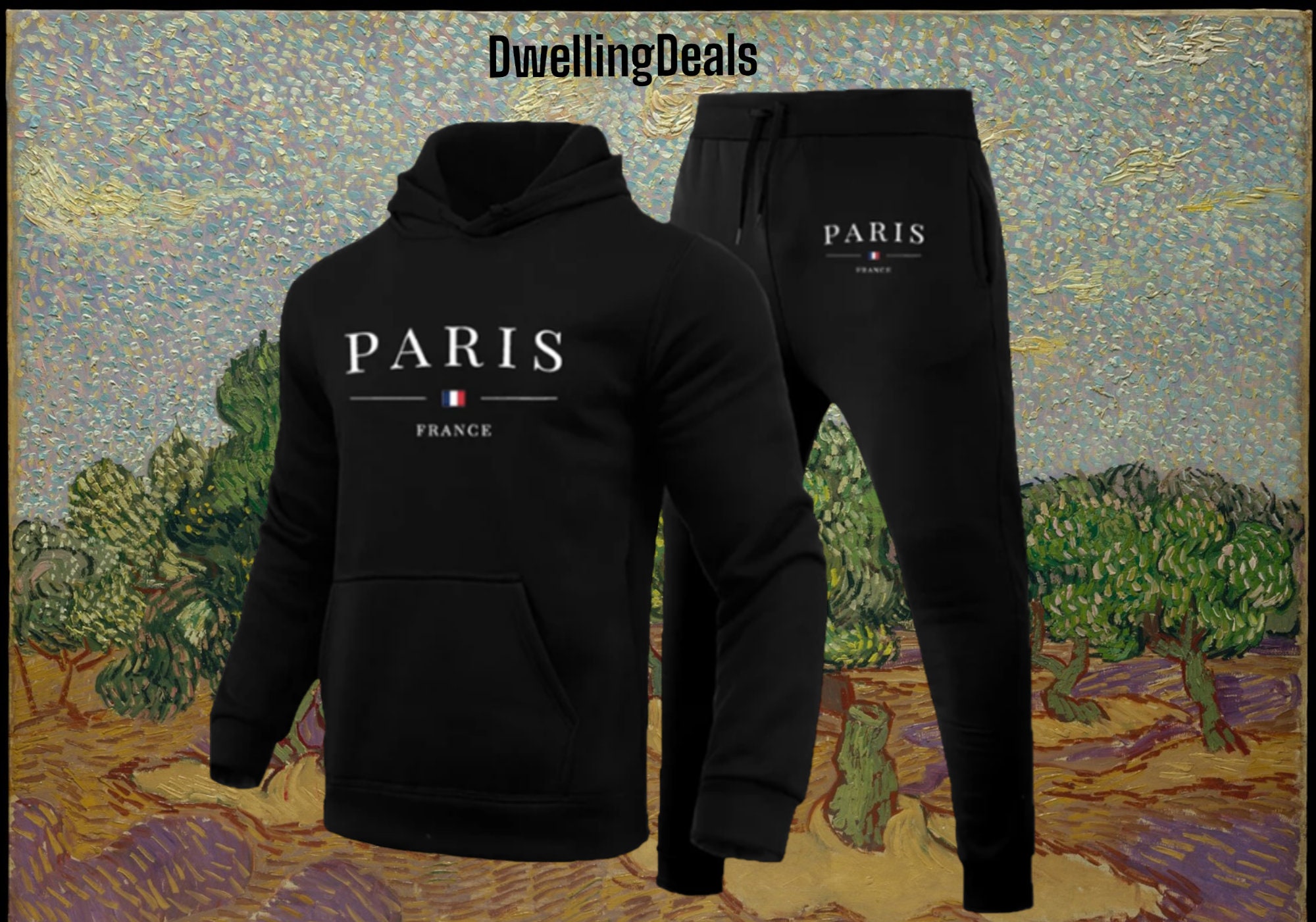 Men's Tracksuit, Full Tracksuit, Paris Tracksuit, Gift for Men ...