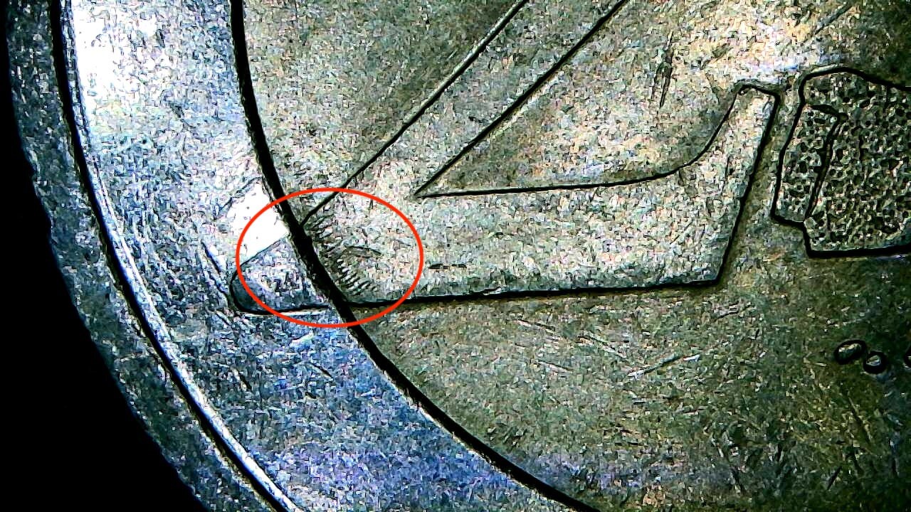 2 Euro Coin Spain 2002 Very Rare Minting Errors Defect - Etsy