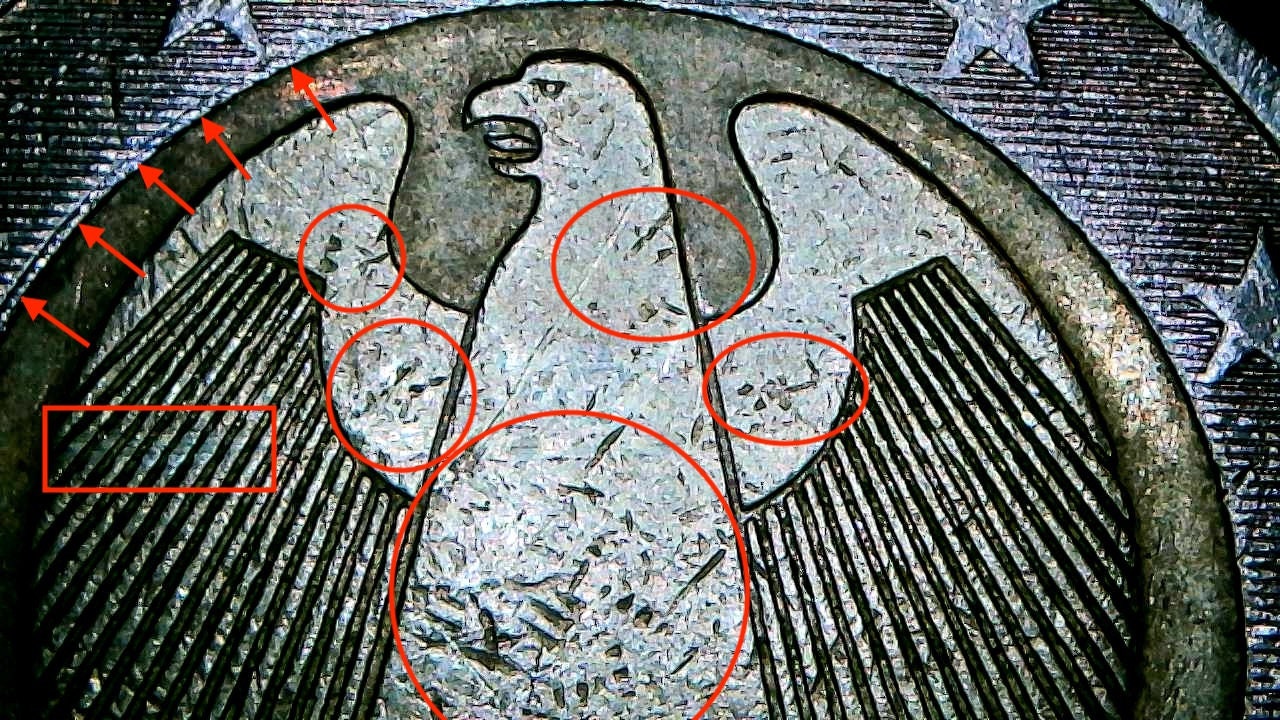 2 Euro Coin Germany 2002 G Rare Minting Errors Defect - Etsy