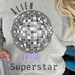 Alien Superstar Retro Disco Ball Sweatshirt Trendy Disco - Etsy