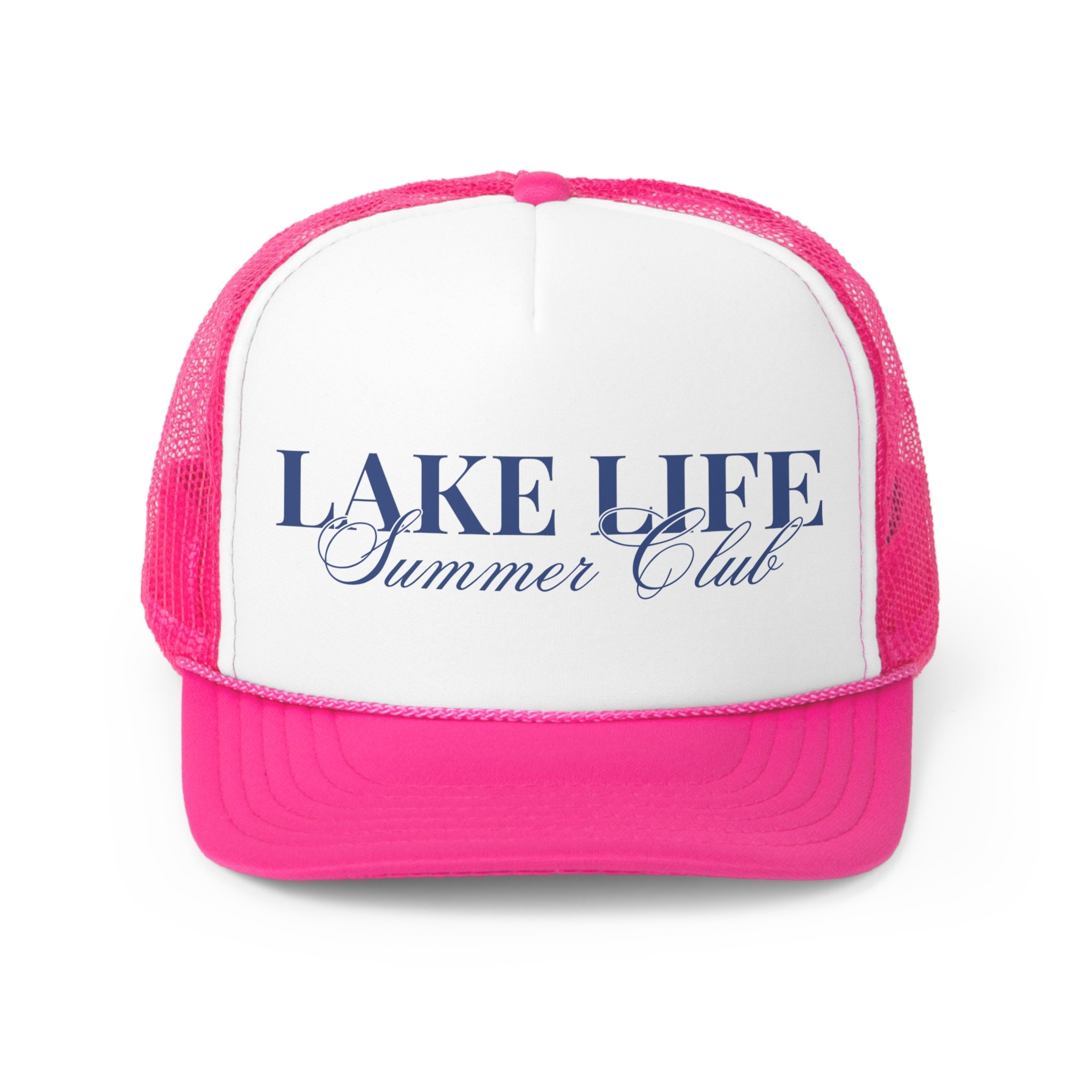Lake Life Summer Club Snapback Trucker Cap, on the Lake Hat, Travel ...