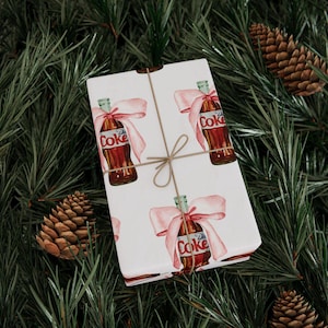 Christmas Diet Coke Wrapping Paper - Etsy