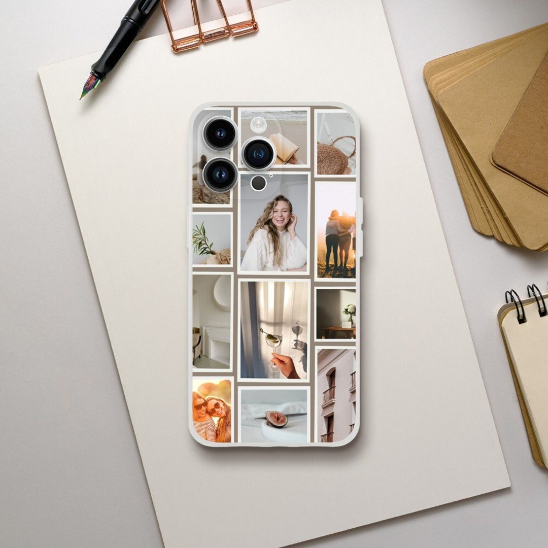 Personalized Photo Collage Flexi iPhone Case, Custom Photo Phone Case ...