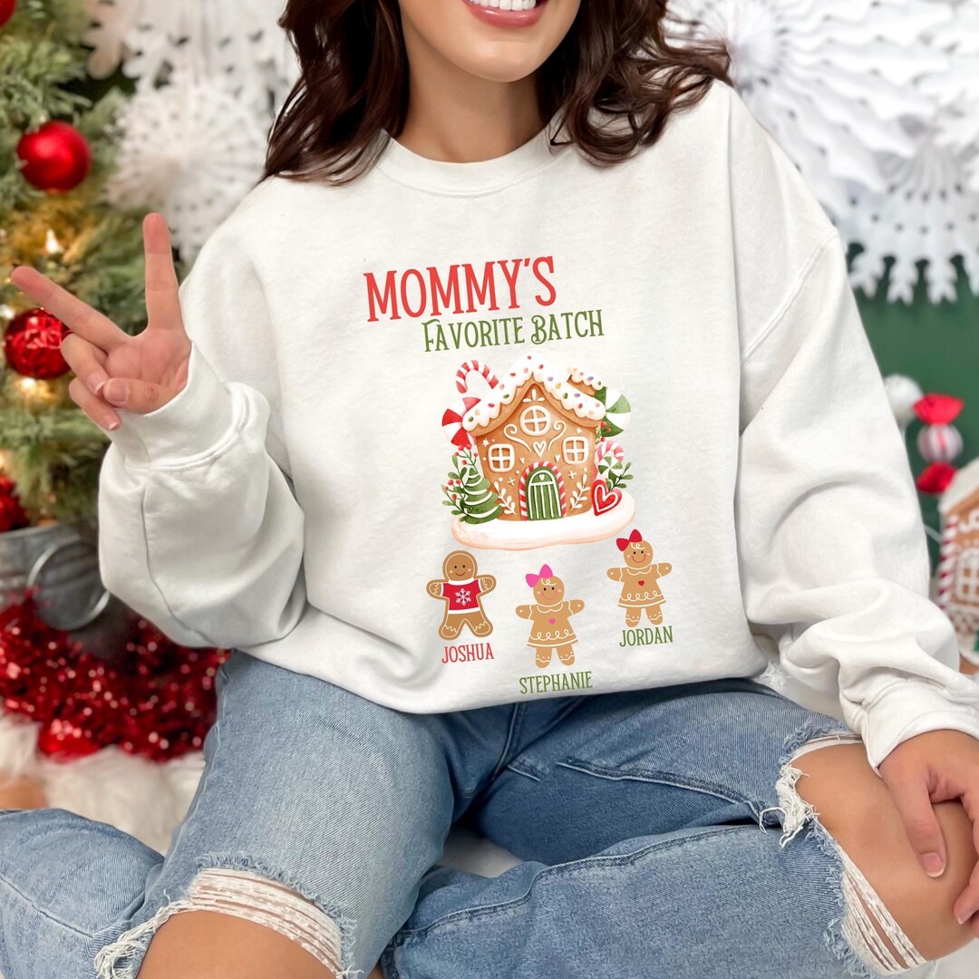 Personalized Mommy's Favorite Batch Sweatshirt, Family Gift, Holiday ...