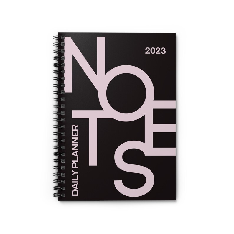 Daily Planner Spiral Notebook, Aesthetic Daily Gratitude Journal Gift ...