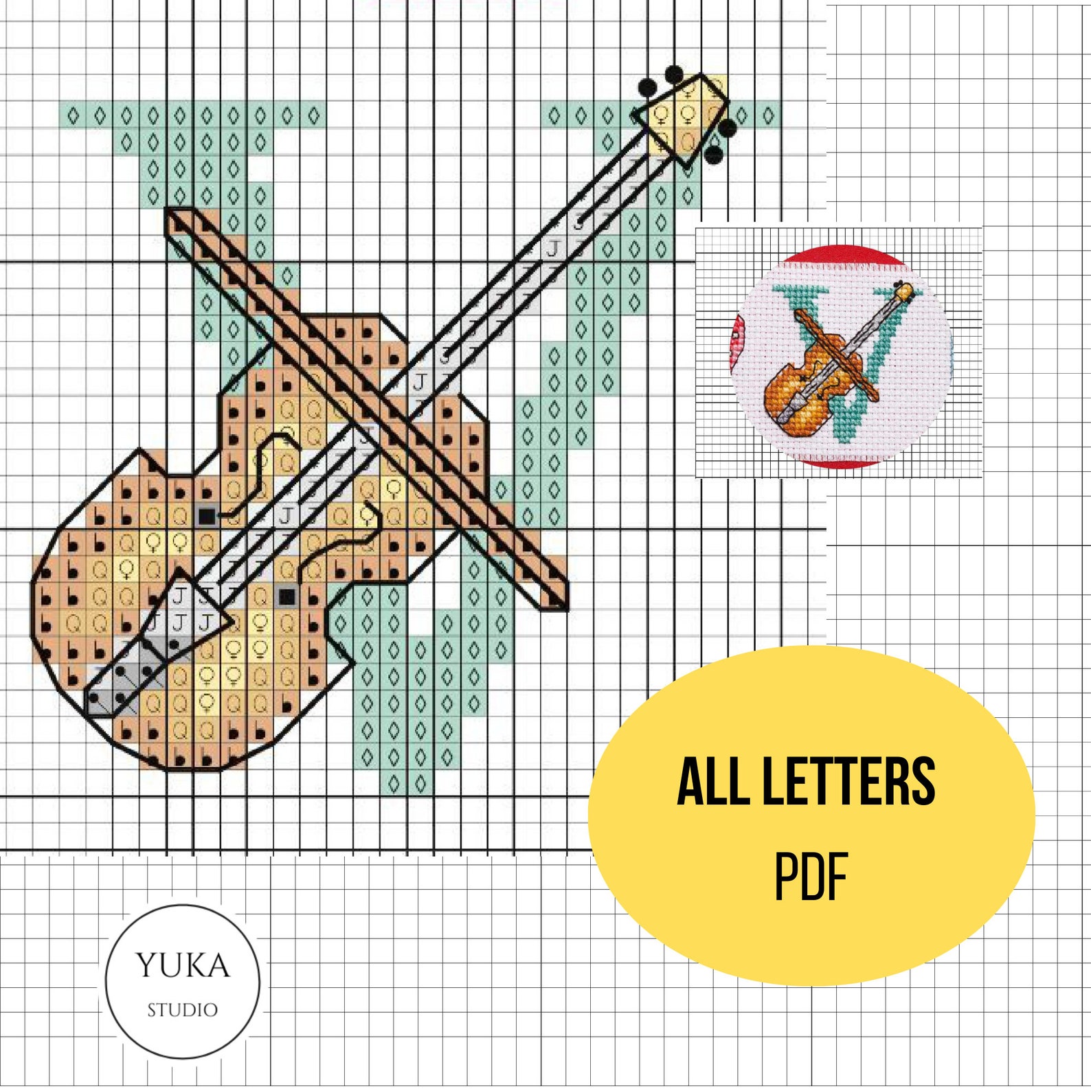 Full Alphabet Cross Stitch Pattern, Floral Alphabet Cross Stitch ...