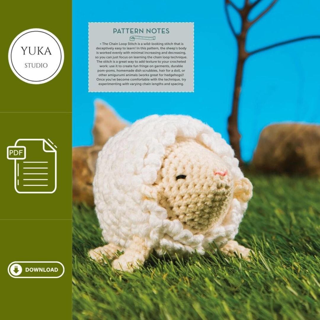PATTERN: Crochet Sheep Pattern - Amigurumi Sheep Pattern - Crocheted ...