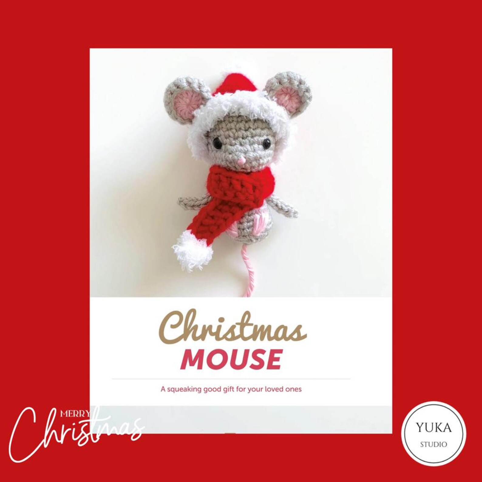 Christmas Mouse Amigurumi Pattern, Christmas Mice Crochet Pattern ...