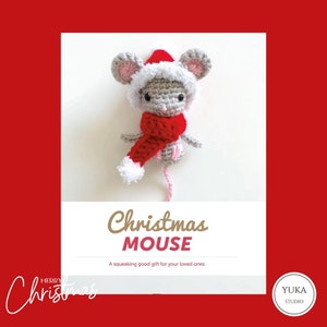 Christmas Mouse Amigurumi Pattern, Christmas Mice Crochet Pattern ...