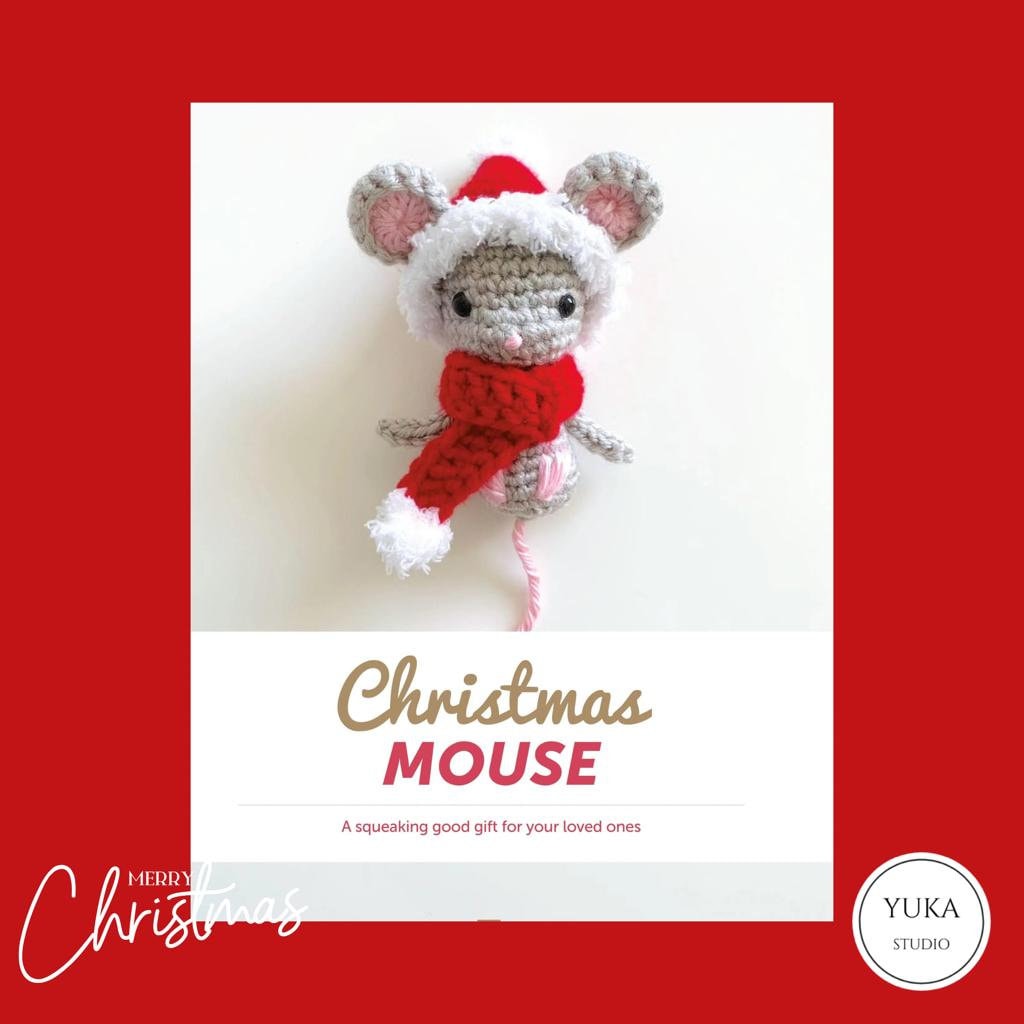 Christmas Mouse Amigurumi Pattern, Christmas Mice Crochet Pattern ...