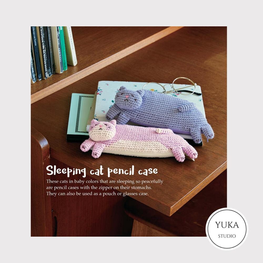 Crochet Pattern, Crochet Cat Pencil Case, Handmade Pen Box PDF Pattern ...
