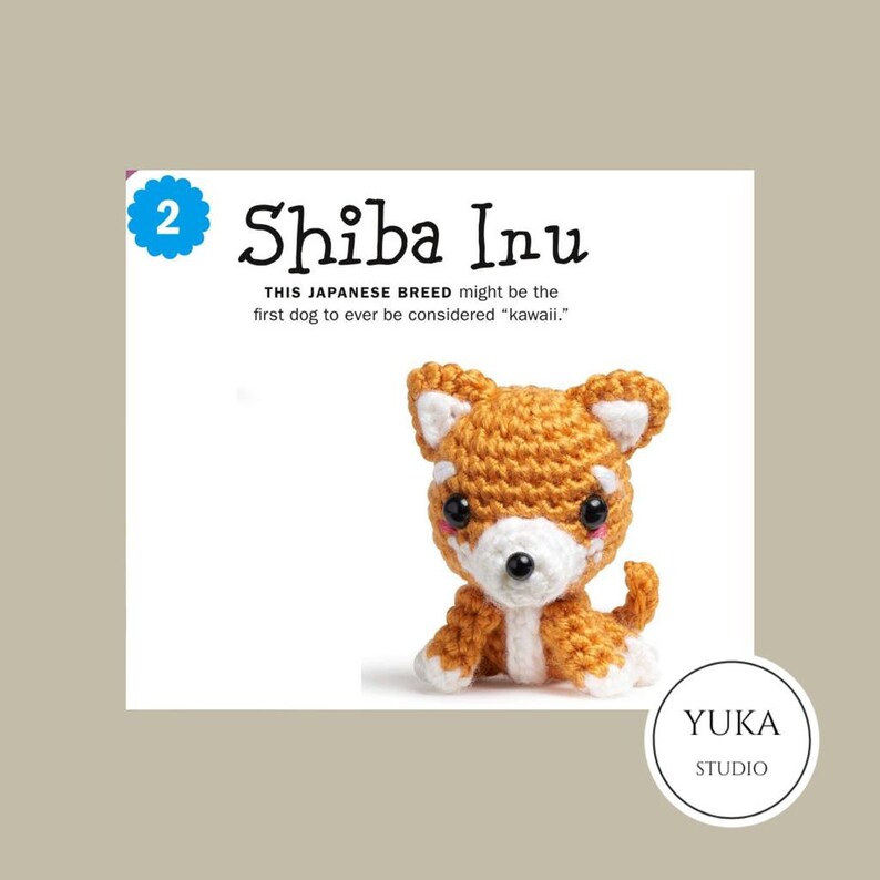 Shiba Inu Crochet PATTERN Amigurumi | Amigurumi Tutorial PDF in English ...
