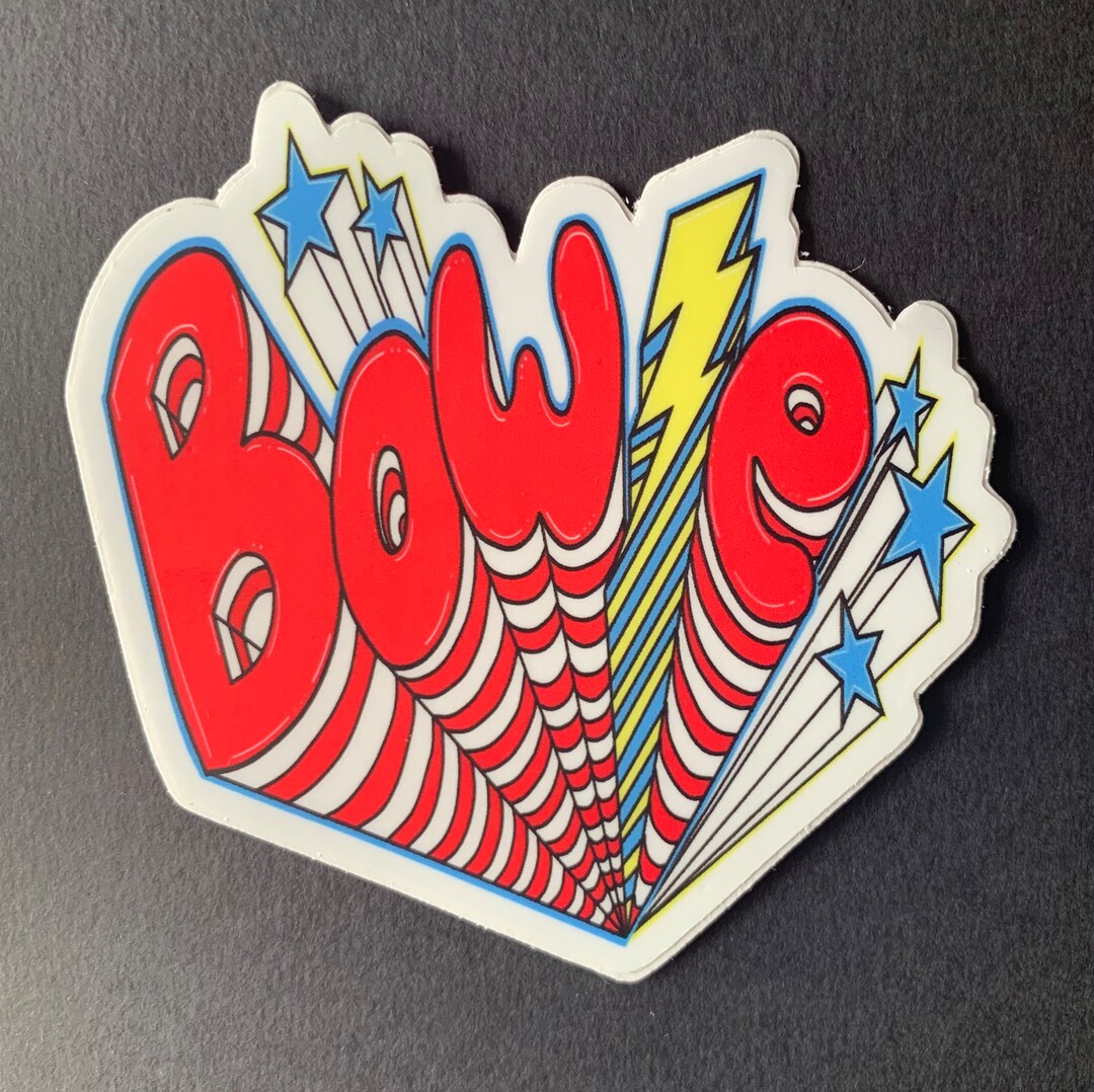 David Bowie Vinyl Sticker - Etsy