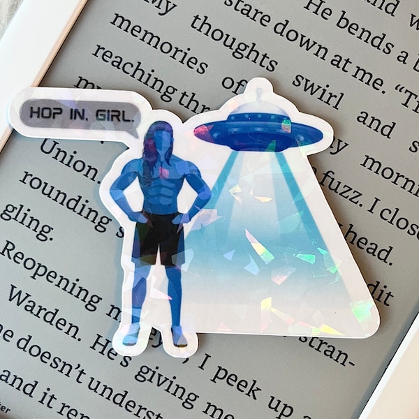 Alien Sticker Holographic - Etsy
