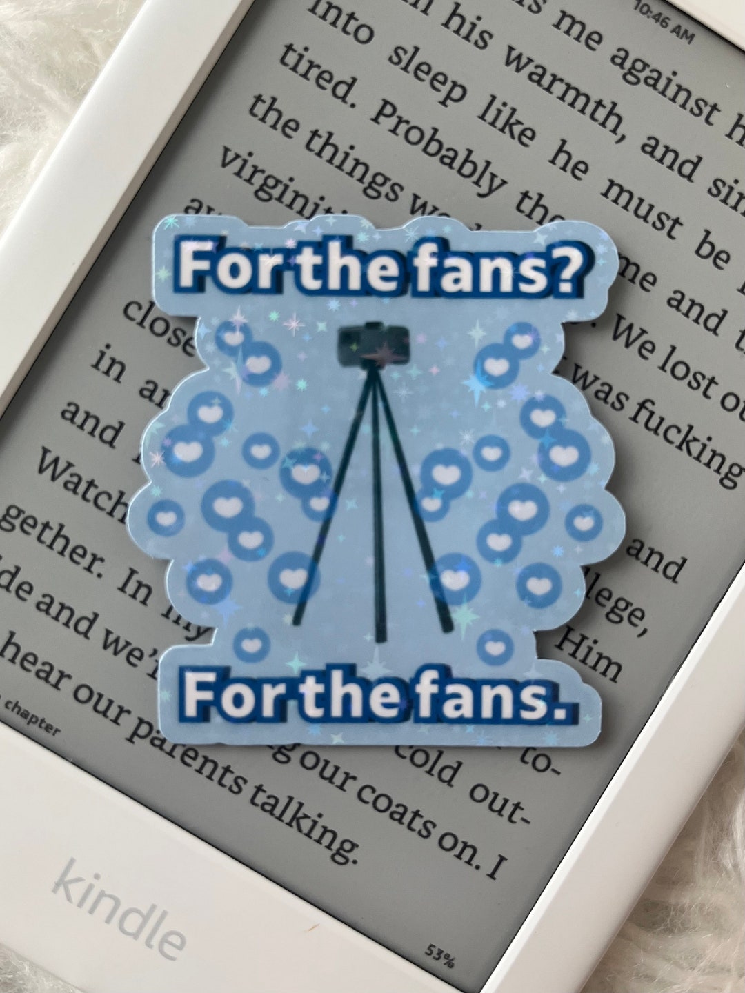 For the Fans Holographic Sticker - Etsy