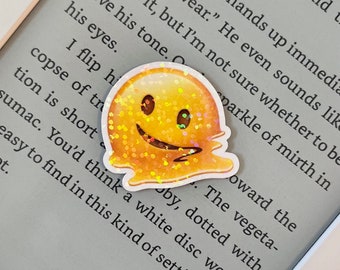 Melting Face Emoji Vinyl Die Cut Sticker - Etsy