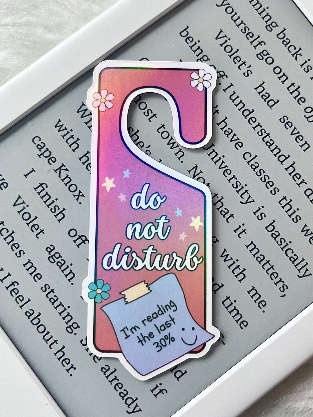 Do Not Disturb Holographic Sticker - Etsy