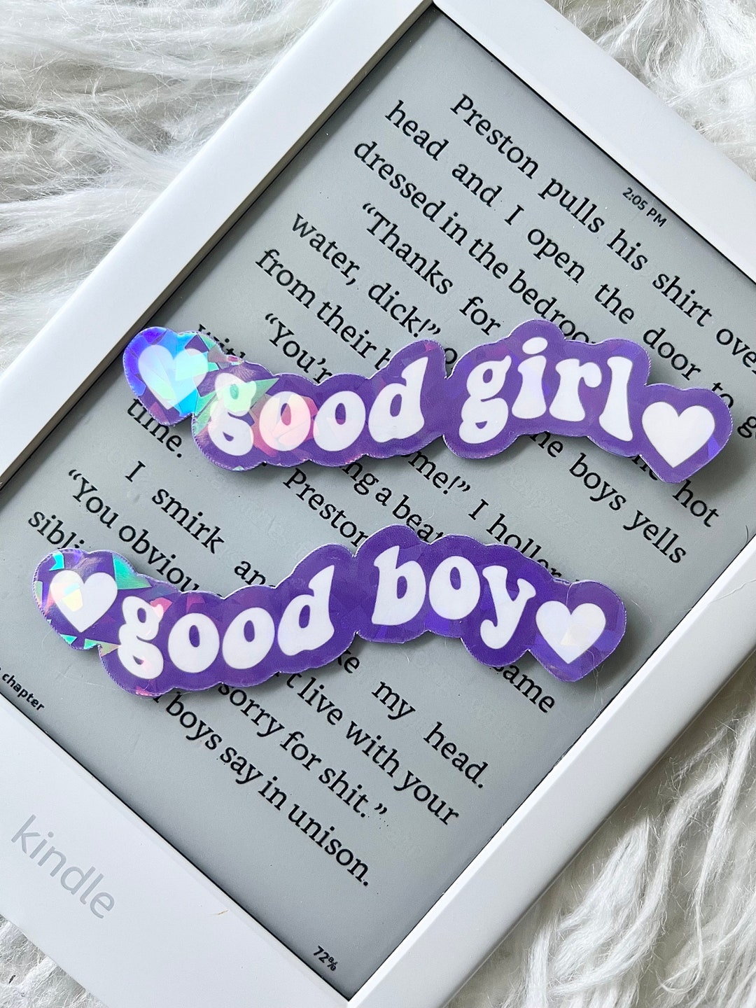 Good Girl • Good Boy • Holographic Sticker - Etsy