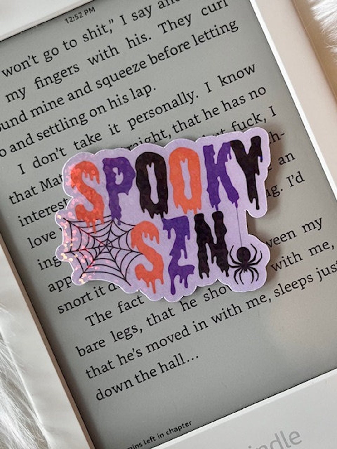 Spooky Szn/season Holographic Sticker - Etsy