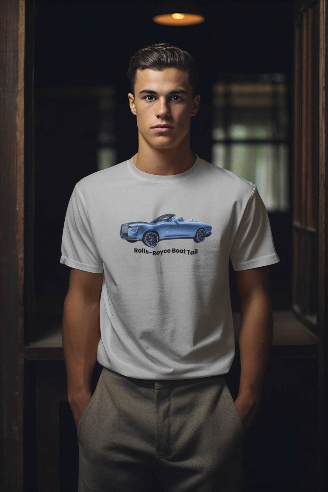 Rolls-royce Boat Tail Mens Car Shirtjersey Short Sleeve Tee Work Bench ...