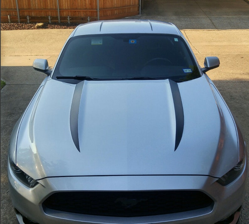 Fits Ford Mustang Hood Graphics for Years 2015-2022 - Stripes Stickers ...