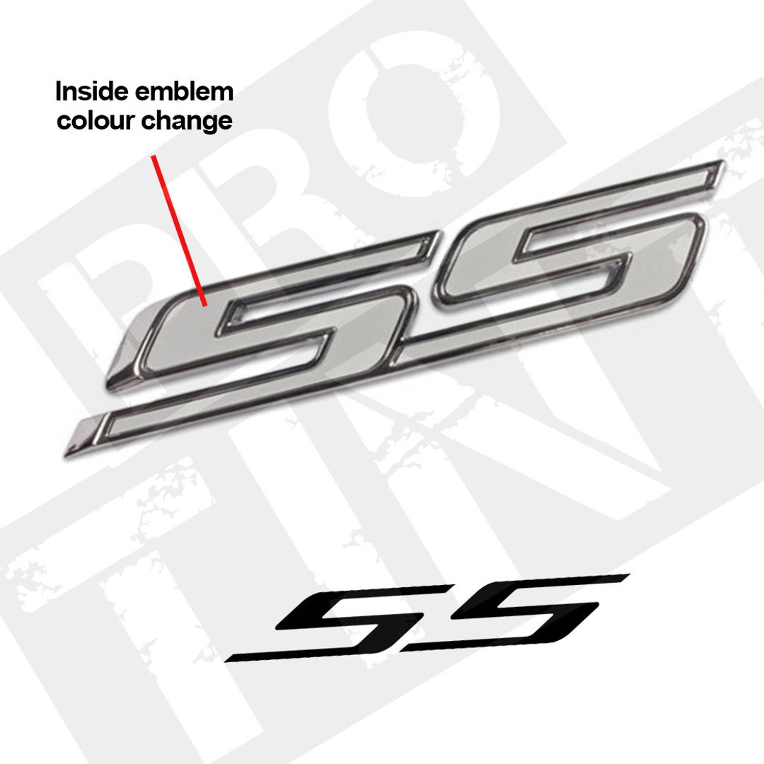 Camaro SS Badge Text Inlay Decal Kit Graphics - DIY Kit, Easy to ...