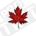 Canada Maple Leaf Stickers 6 Pieces - Pack of 6 (six) Realistic ...
