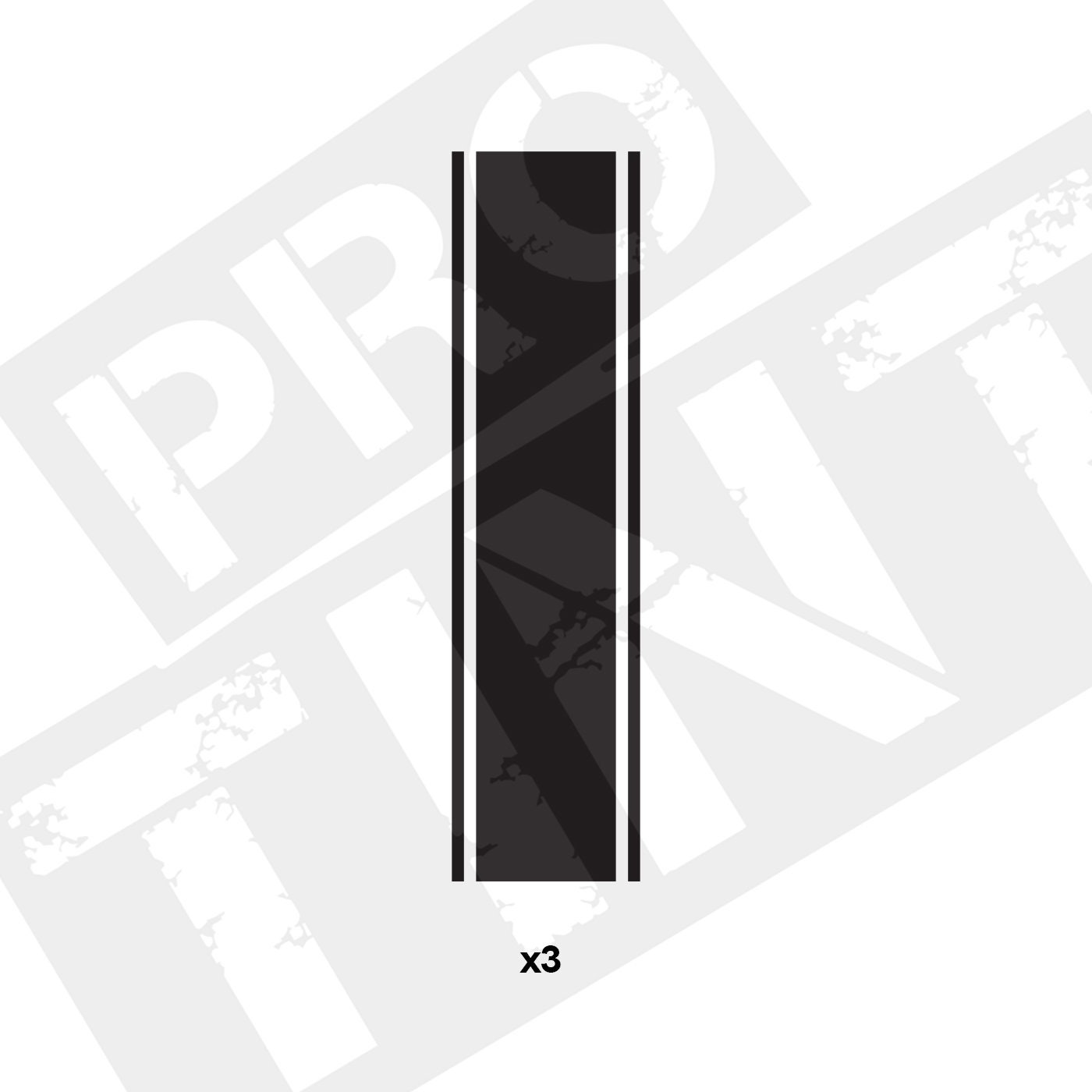 Fits Ford Mustang Hood, Roof, Trunk Stripe Kit (3 Piece) Graphics for ...