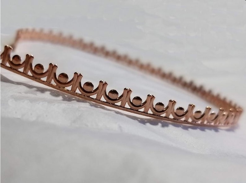 SWJ™ 99% Copper Gallery Bezel Wire Swag Pattern X 12 Inch (5.44 × 0 ...
