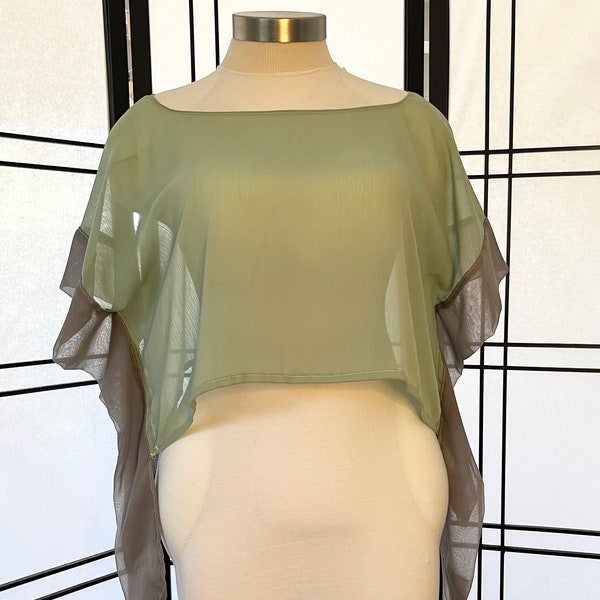 Sheer Crop Top - Etsy