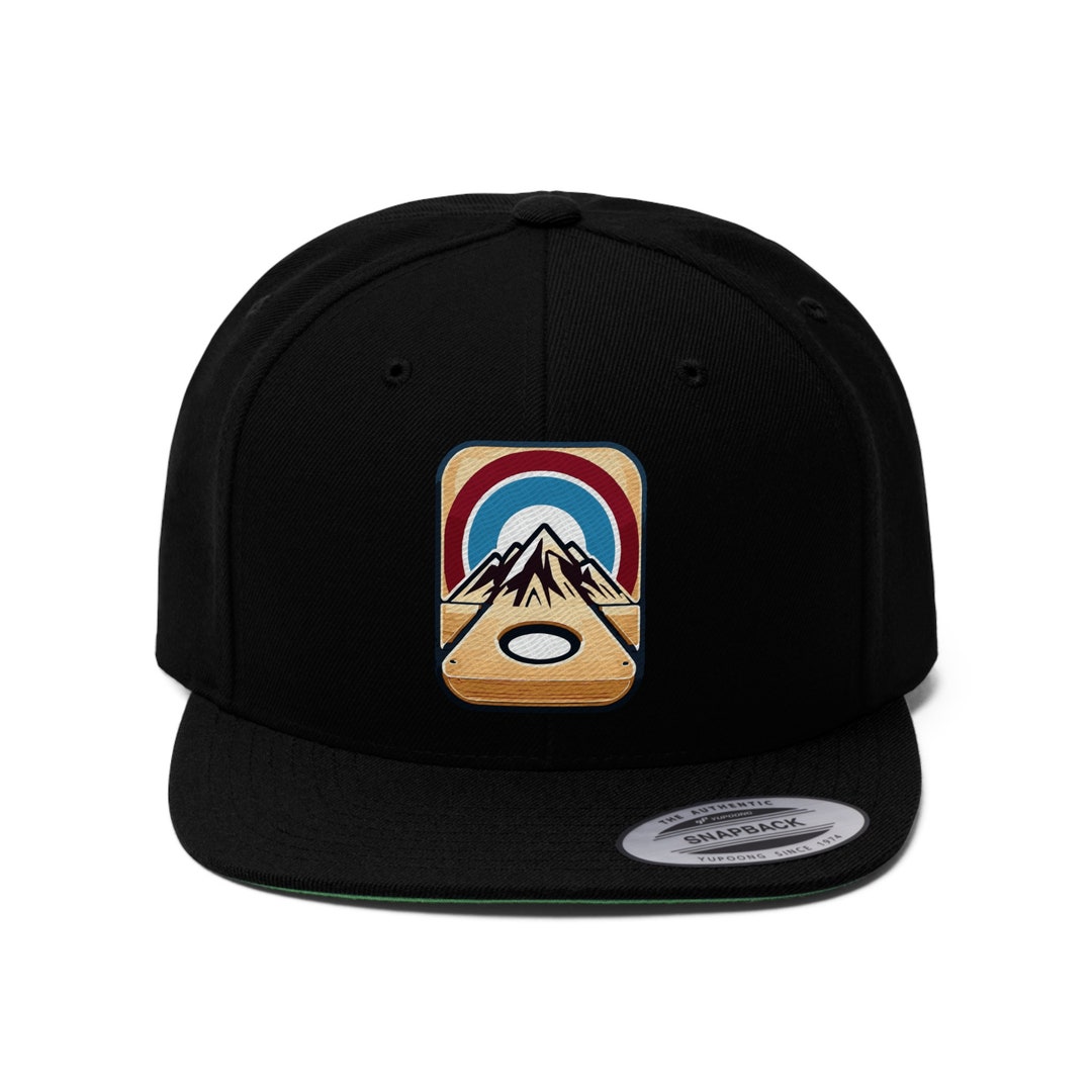 Cornhole Craftsman Logo - Unisex Flat Bill Hat - Etsy