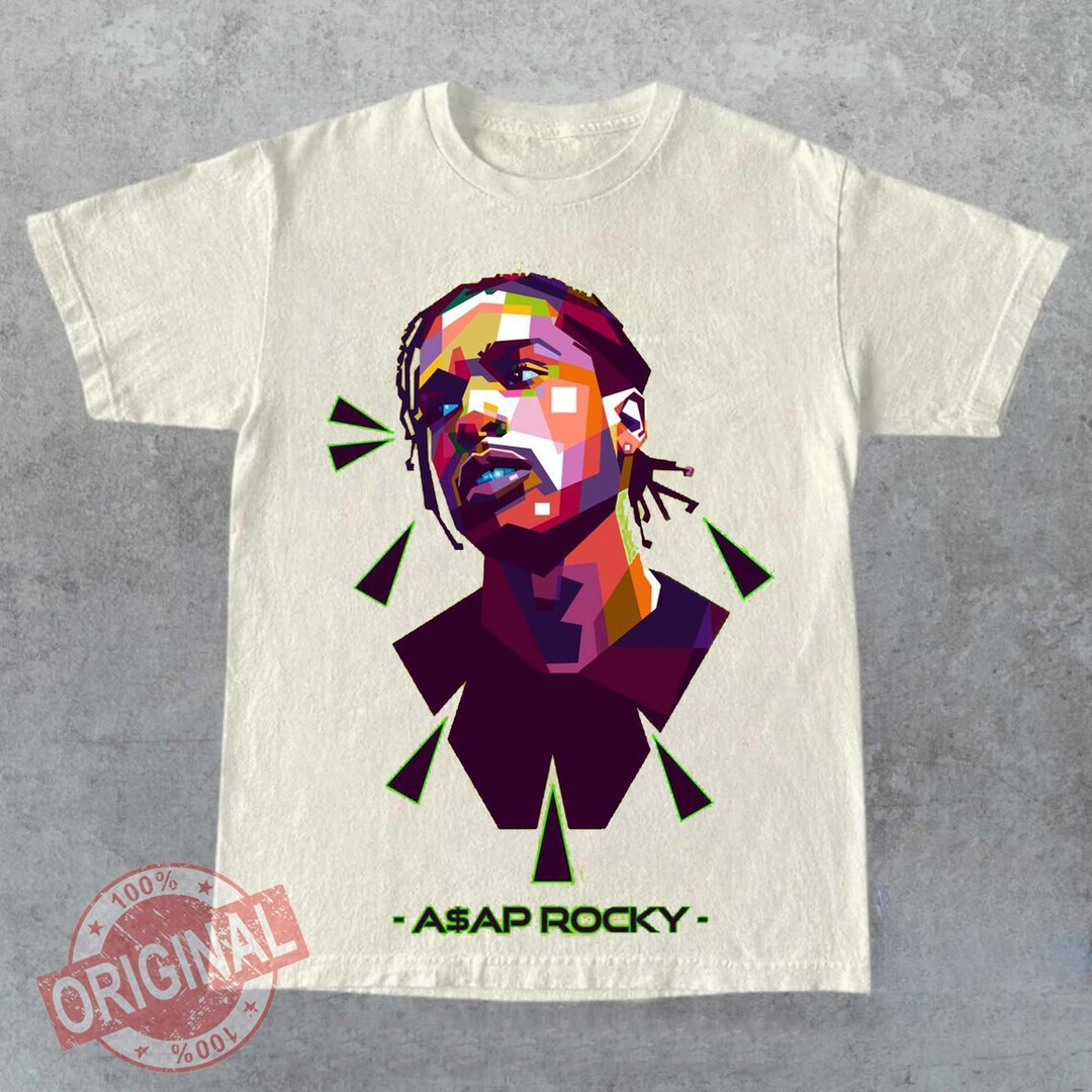 ASAP ROCKY T-SHIRT Concert Merch Rap Tee Hip Hop Graphic - Etsy