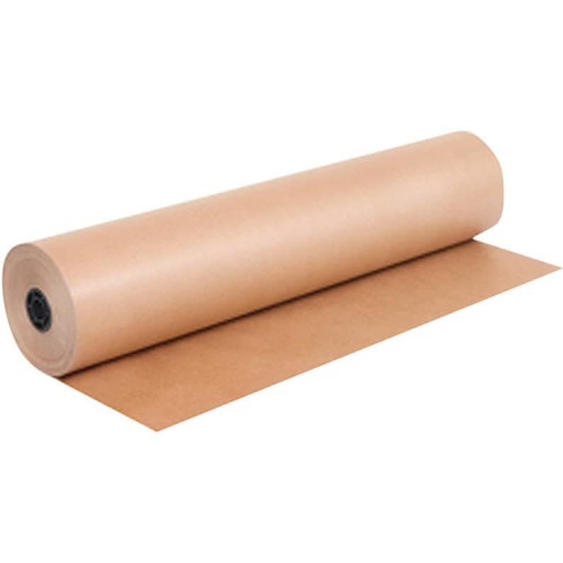 Brown Packaging Kraft Paper Roll 125 GSM Width 900mm - Etsy
