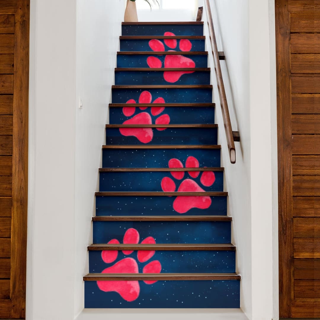 3D Paw Prints Stairs Stickers - Etsy