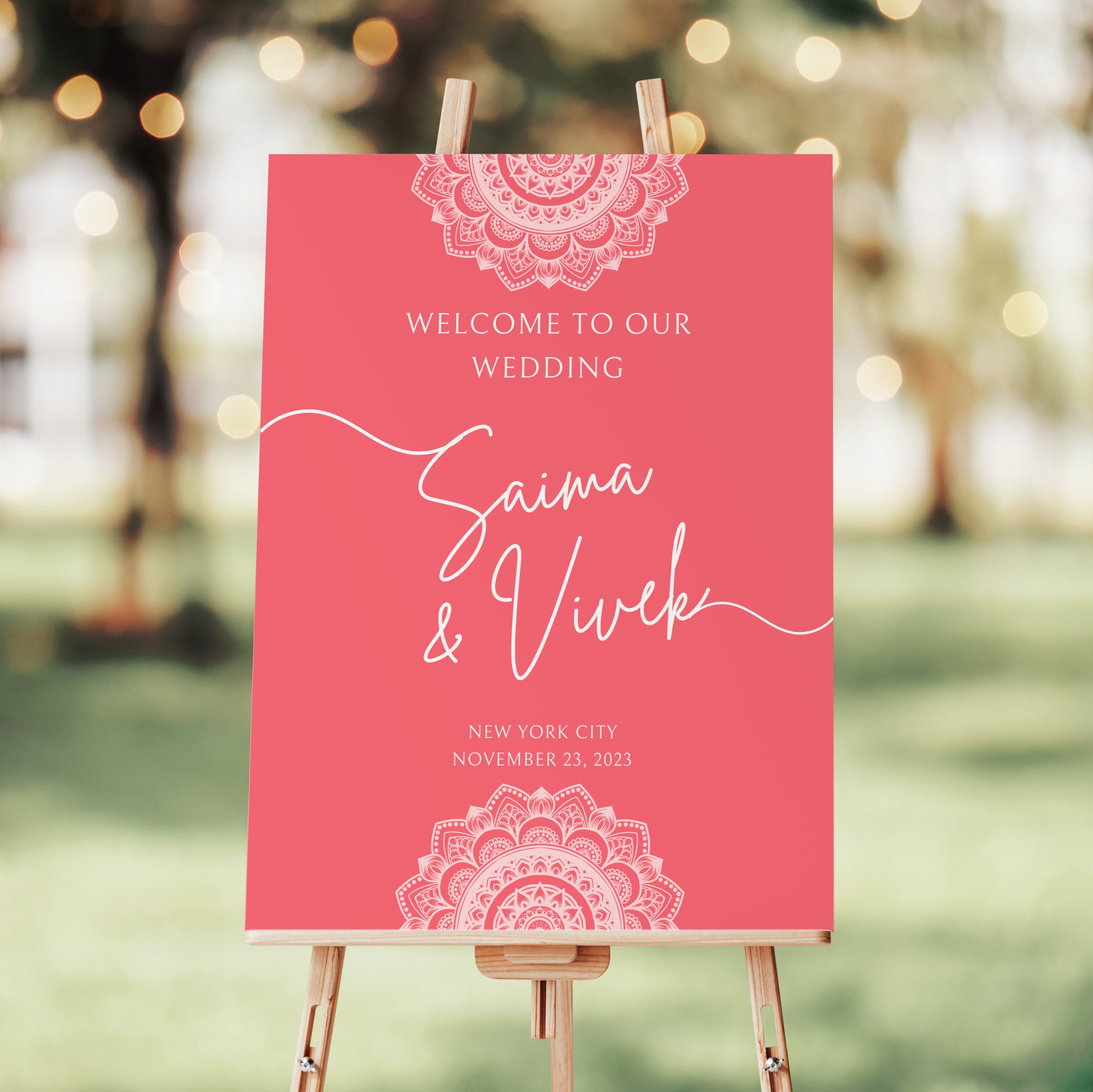 Wedding Entrance Sign Wedding Sign Template Haldi Signage - Etsy