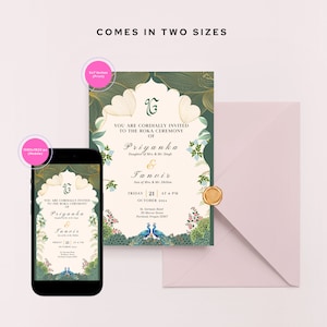 Punjabi Rokha Invitation Template, Indian Engagement Roka Card, Sikh ...