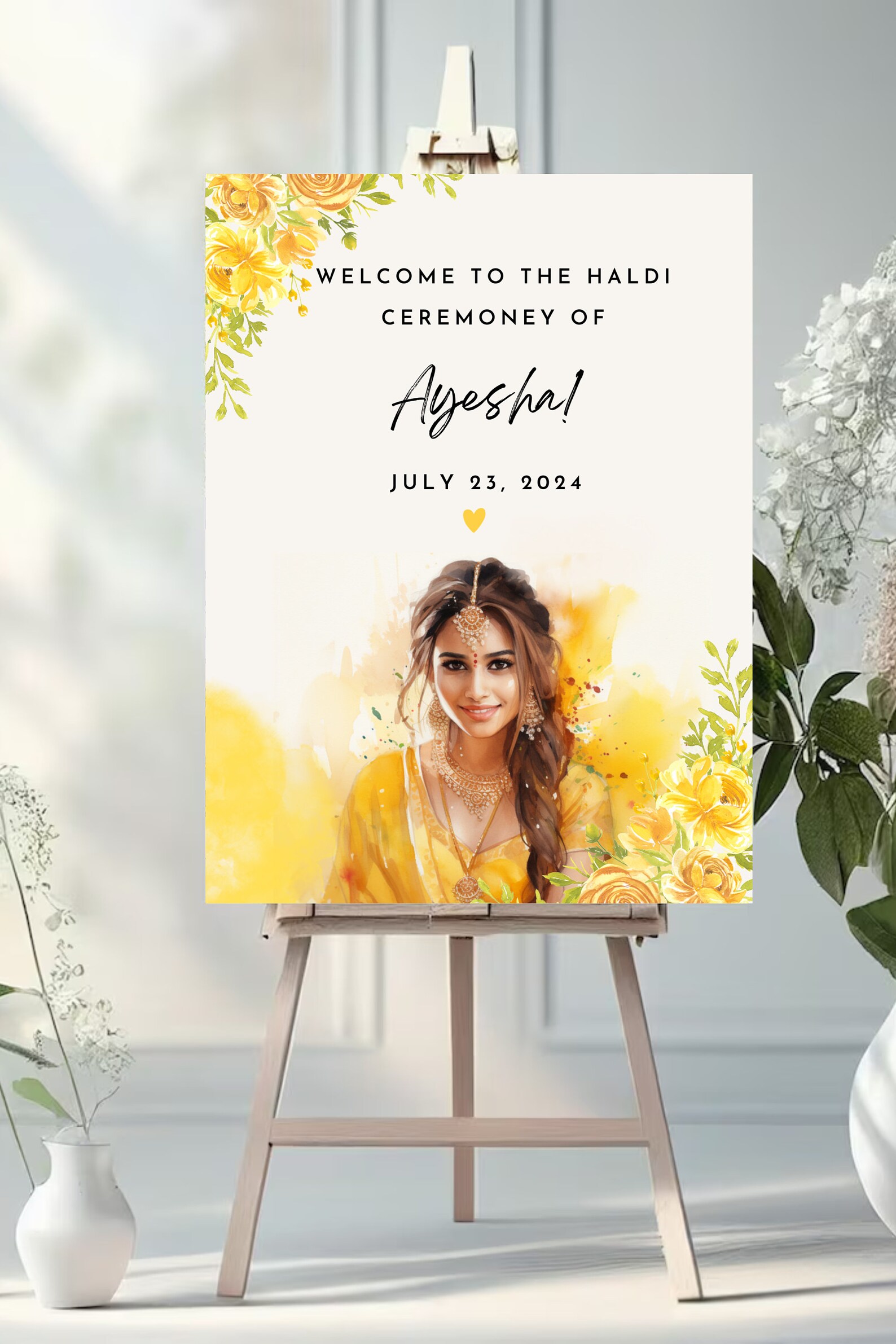 Wedding Signs Indian Wedding Welcome Haldi Welcome Sign - Etsy